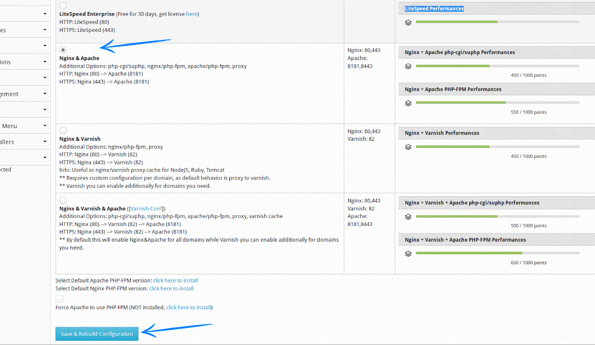 Установка и настройка ownCloud через панель управления Control Web Panel • Hostpro Wiki
