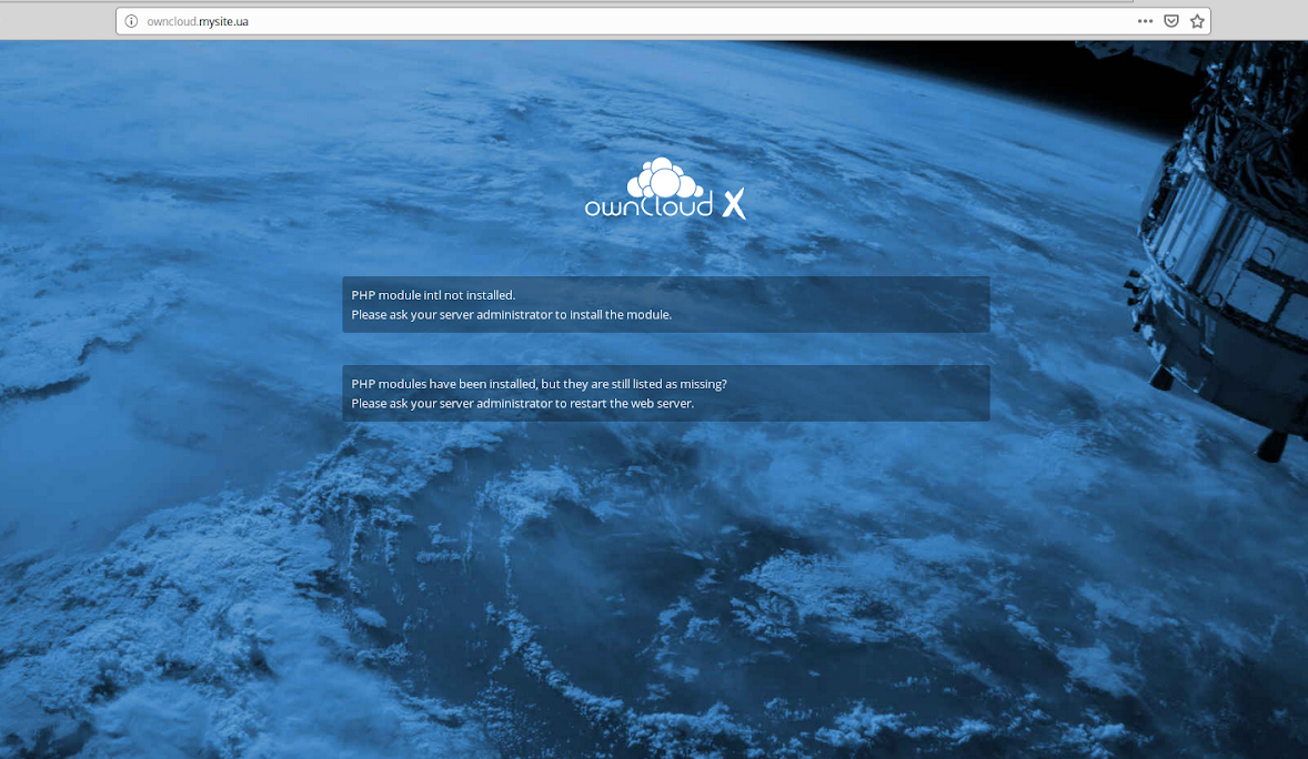 Установка и настройка ownCloud через панель управления Control Web Panel • Hostpro Wiki